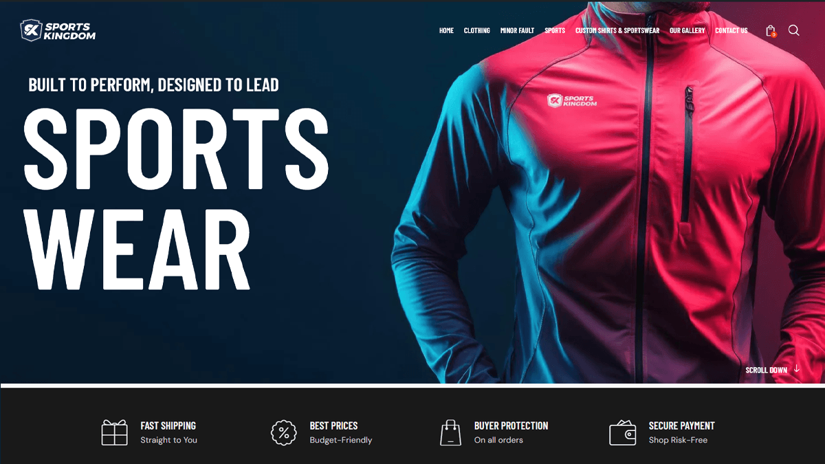 Premium Sportswear and Custom Shirts in Pakistan - Shop Now